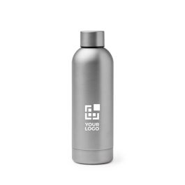 Botellas térmicas con acabado brillante de acero inox 550ml | Desde 3.62€